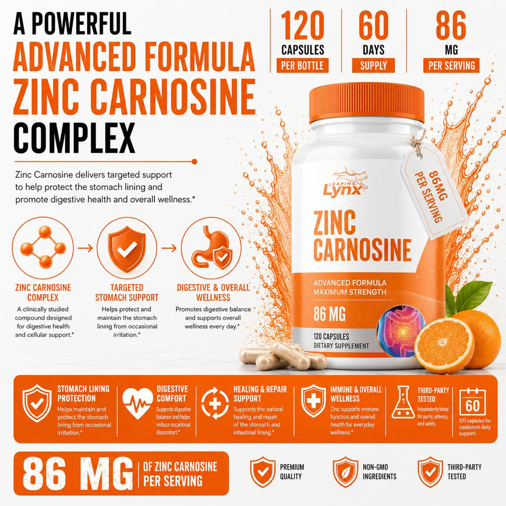 Zinc Carnosine 86 mg for wellness