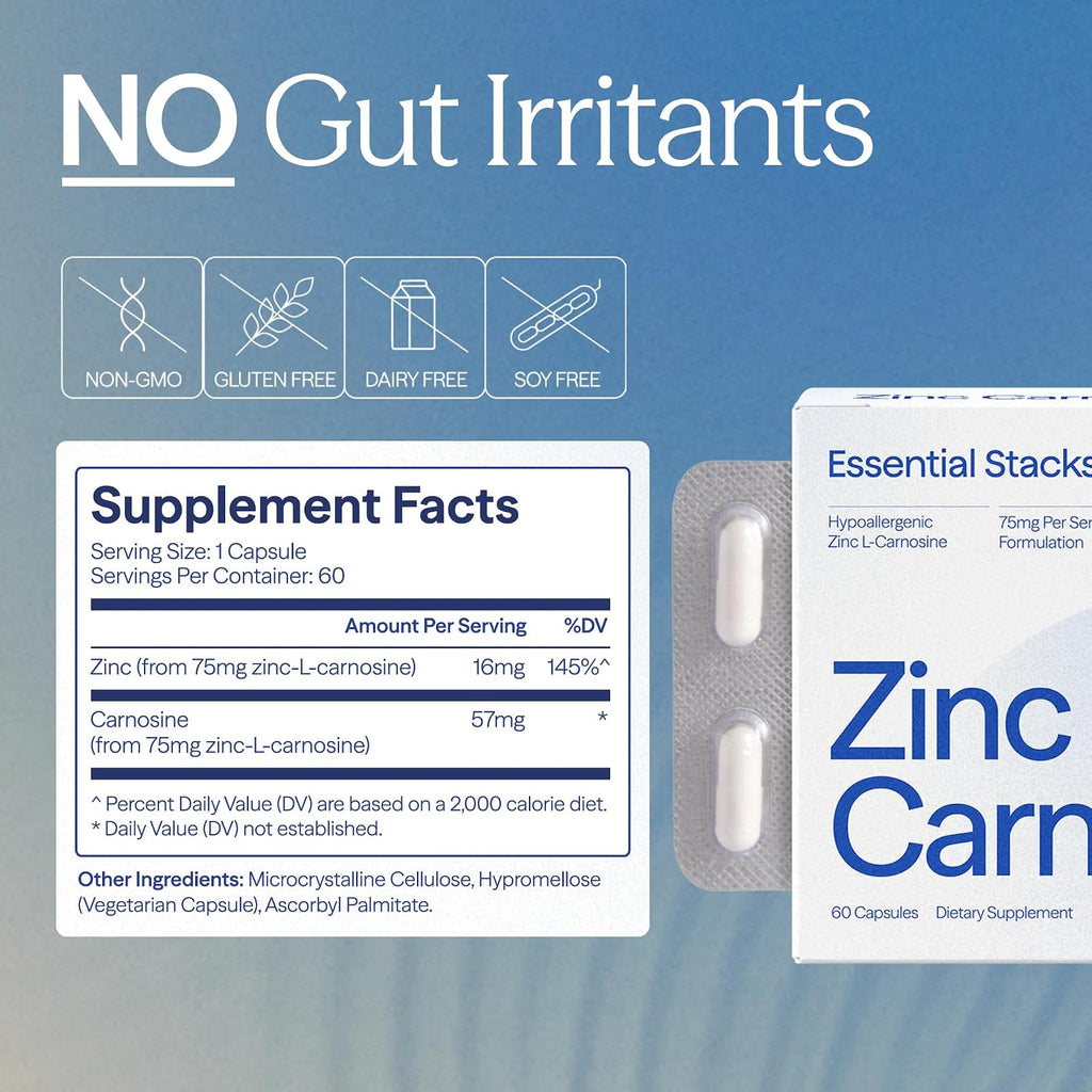 Zinc Carnosine capsules for daily health