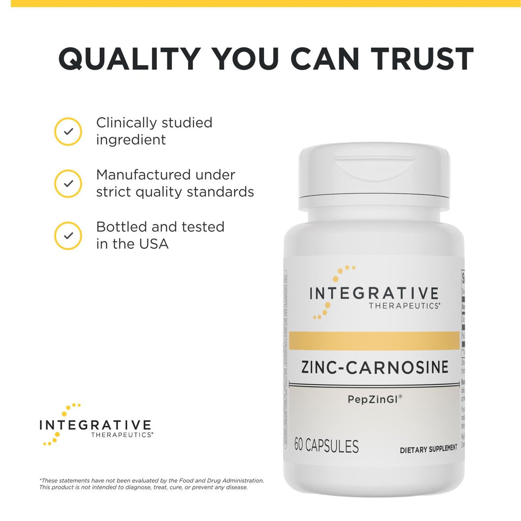 Zinc-carnosine capsules for daily use