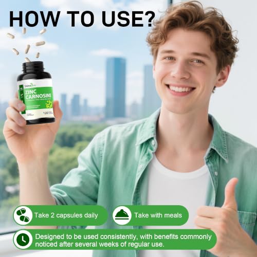 Zinc Carnosine capsules for overall wellness