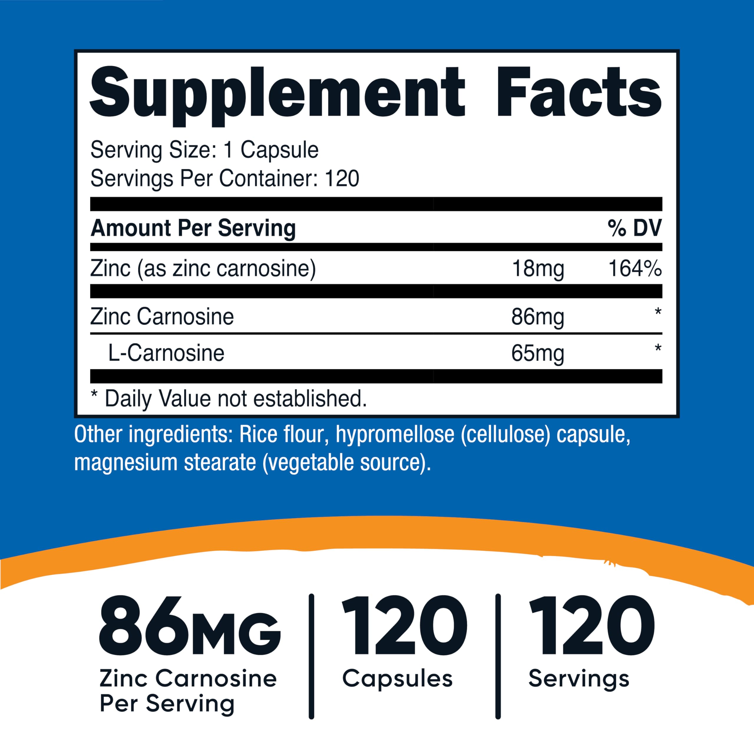 Zinc carnosine for digestive support