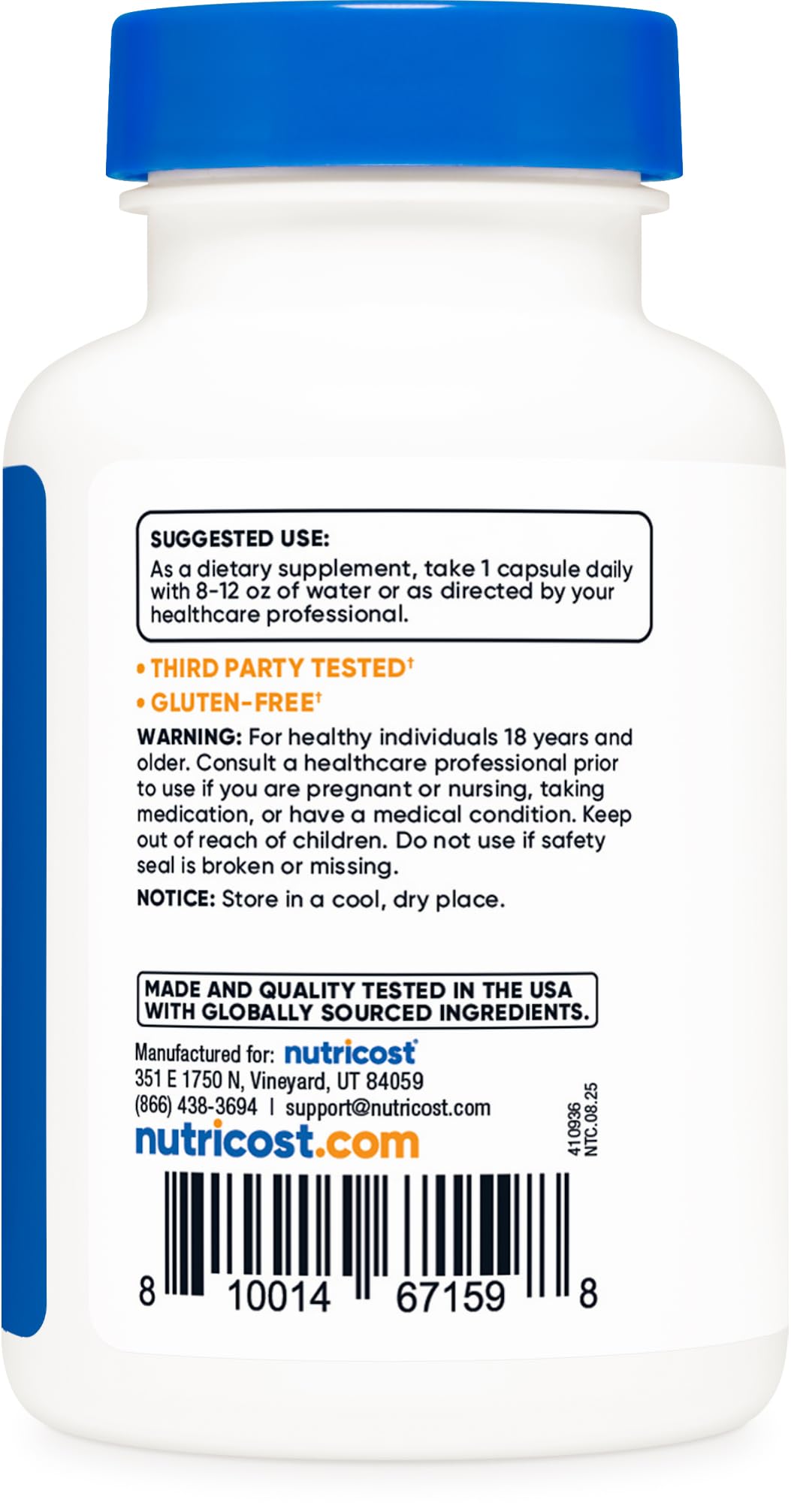 Zinc chelate for overall wellness in Canada