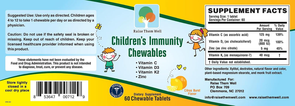 zinc chewables for stronger immunity