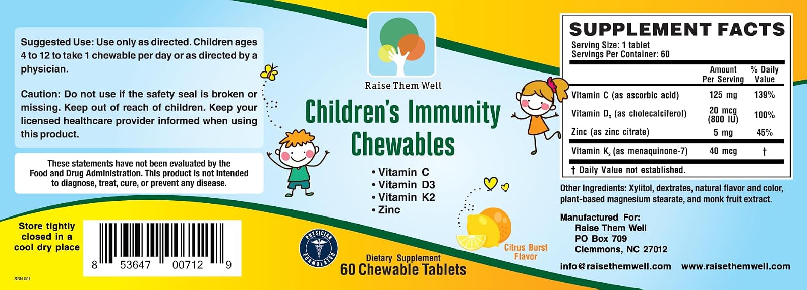 zinc chewables for stronger immunity