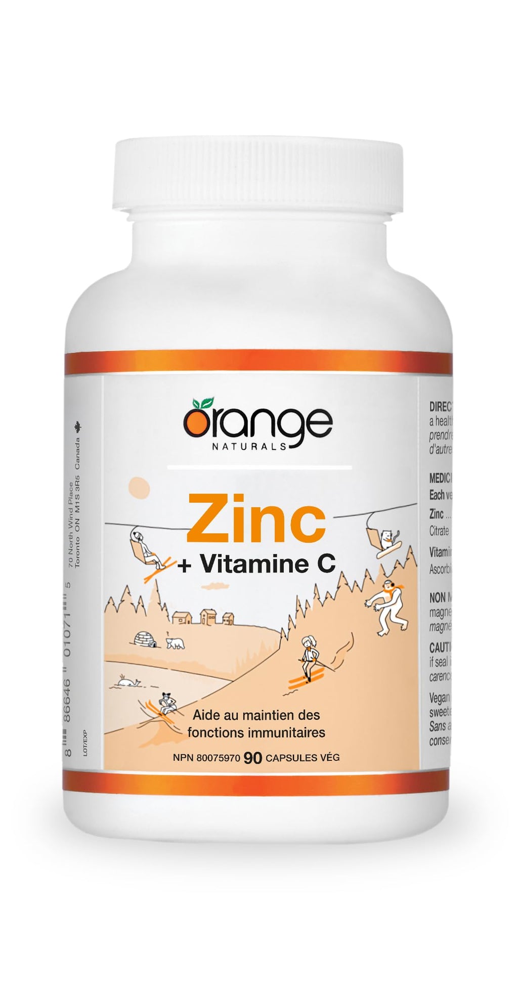 Zinc citrate 50 mg for immune support