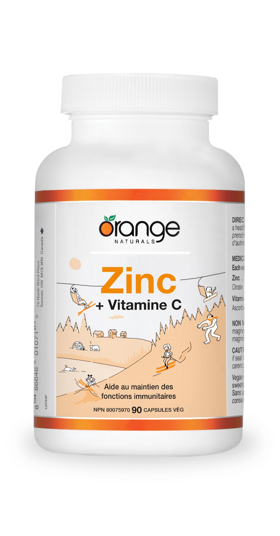 Zinc citrate 50 mg for immune support