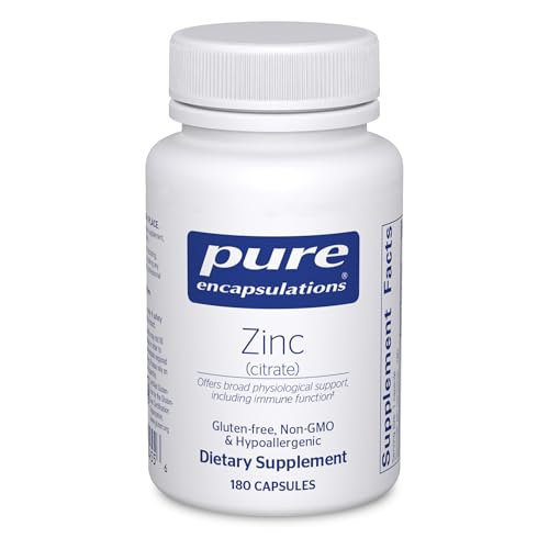 Zinc citrate dietary supplement capsules
