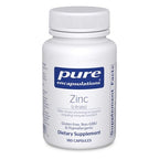 Zinc citrate dietary supplement capsules