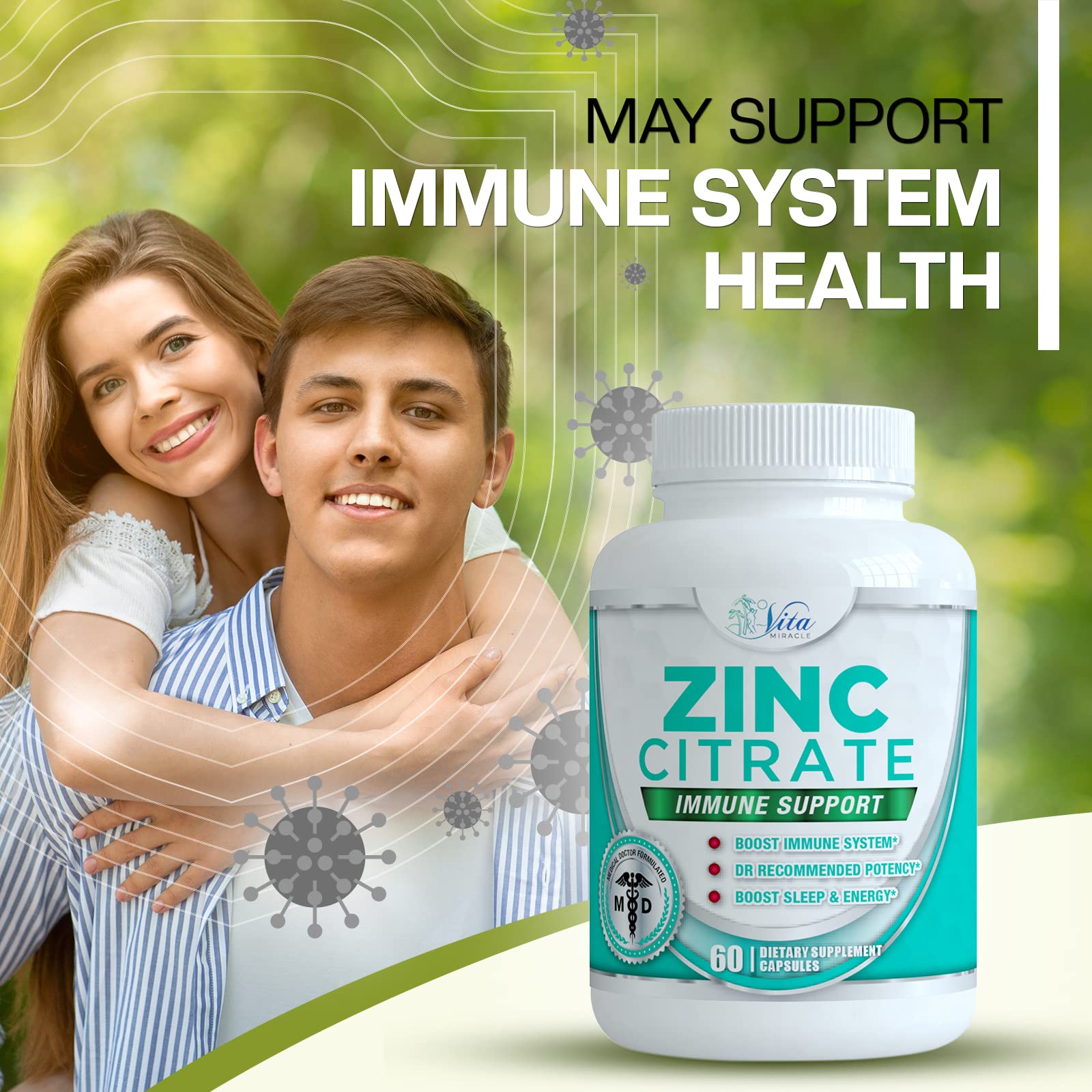 Zinc citrate for better absorption