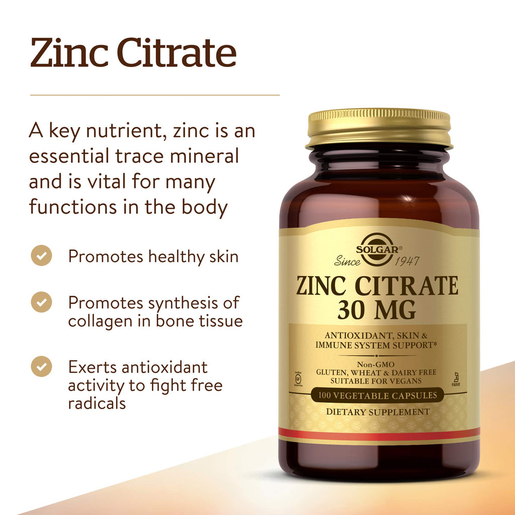 Zinc Citrate for better vision