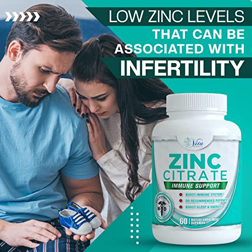 Zinc citrate for overall vitality