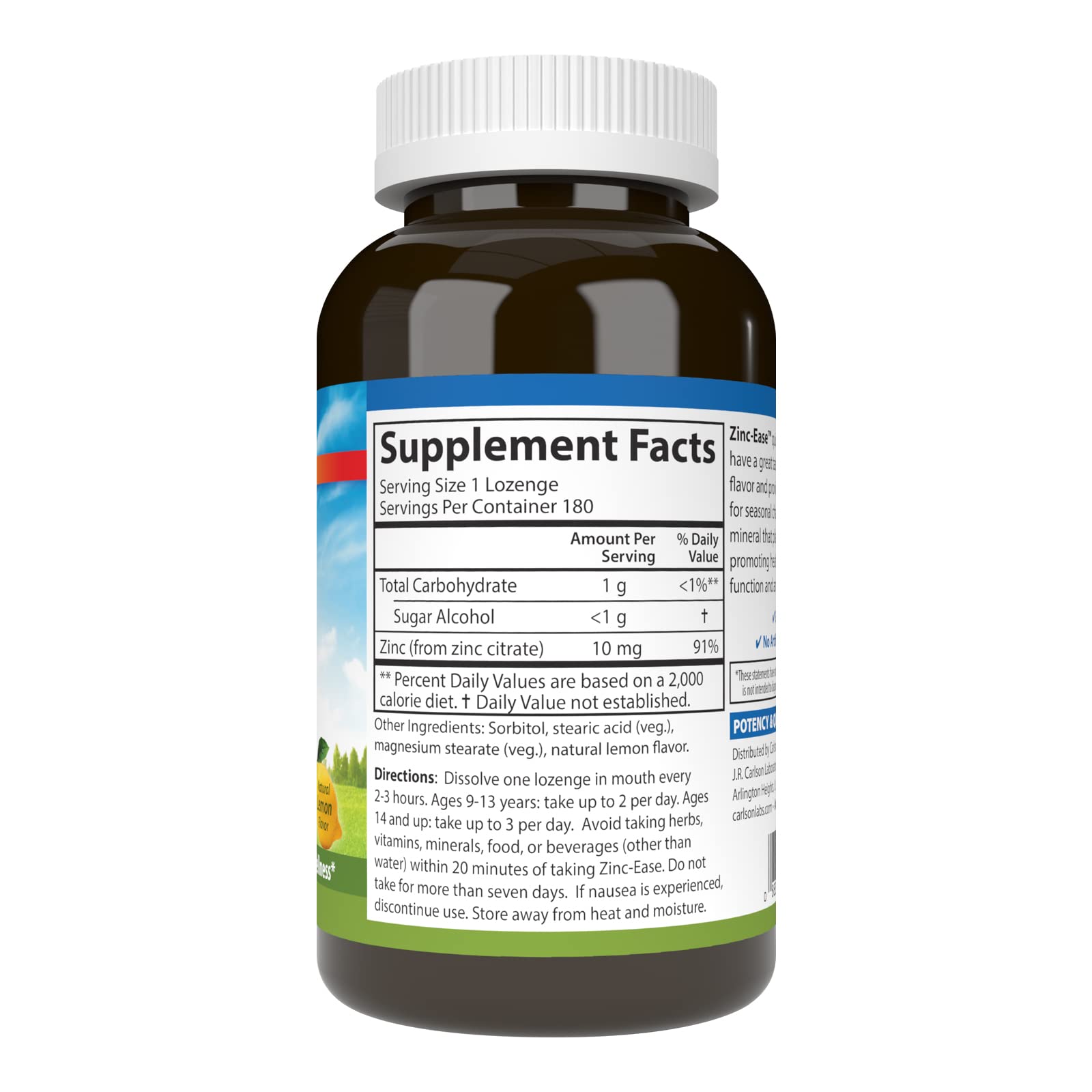 zinc citrate lozenges for immunity