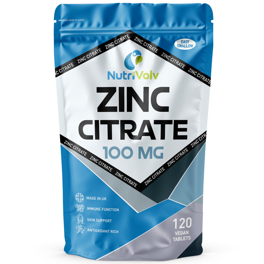 Zinc citrate supplements for immunity