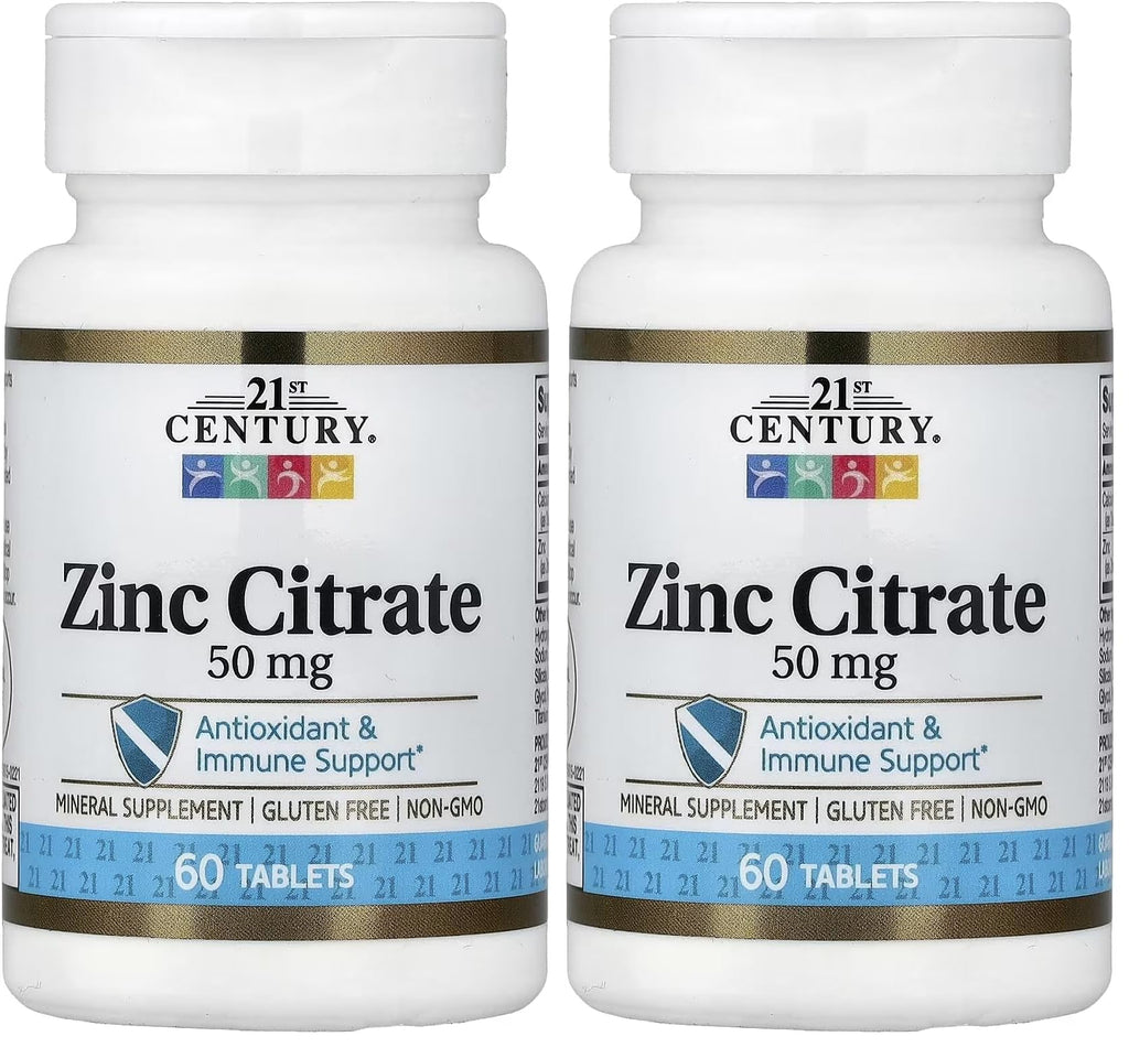 Zinc citrate tablets for immune health