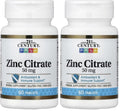 Zinc citrate tablets for immune health