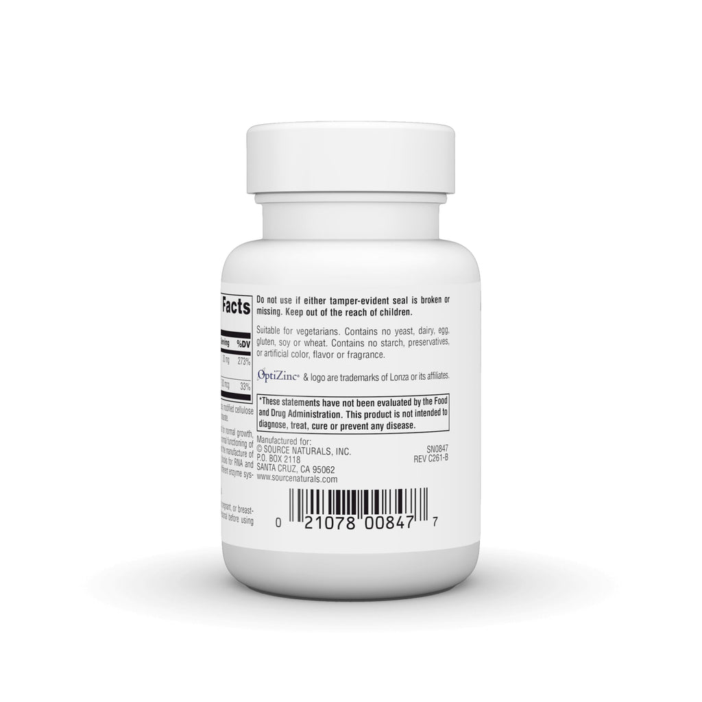 Zinc complex for overall vitality