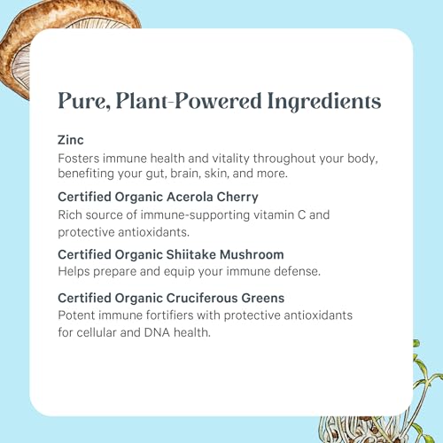 zinc complex with organic ingredients