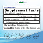 Zinc concentrate for immune support