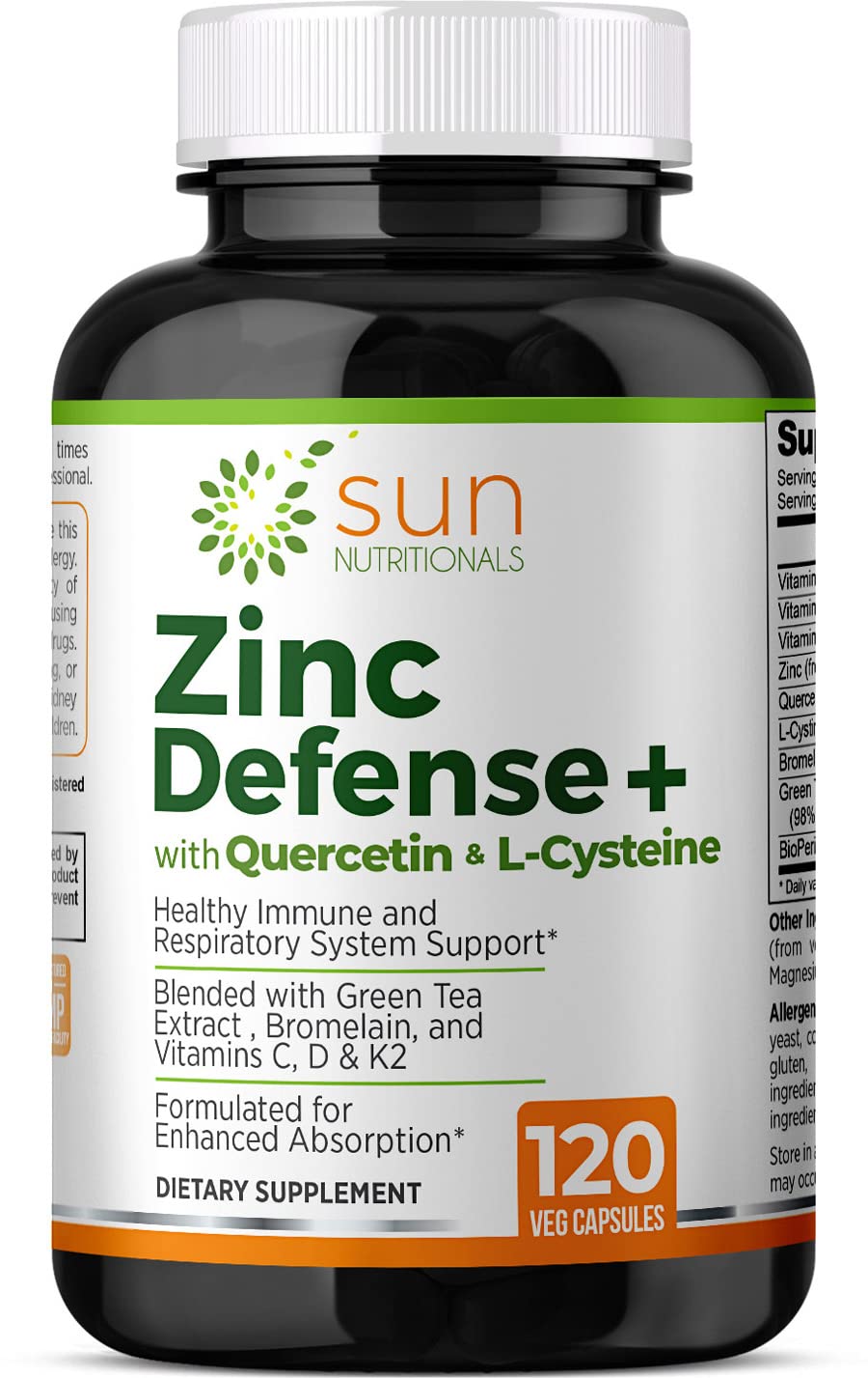 Zinc Defense+ immune support capsules