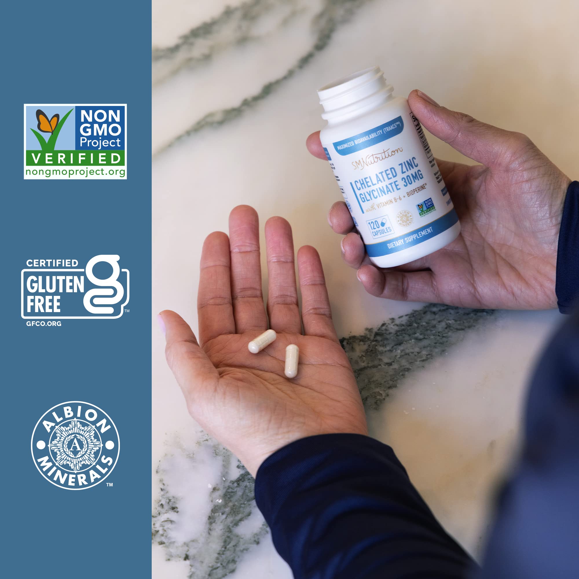 zinc dietary supplement for recovery