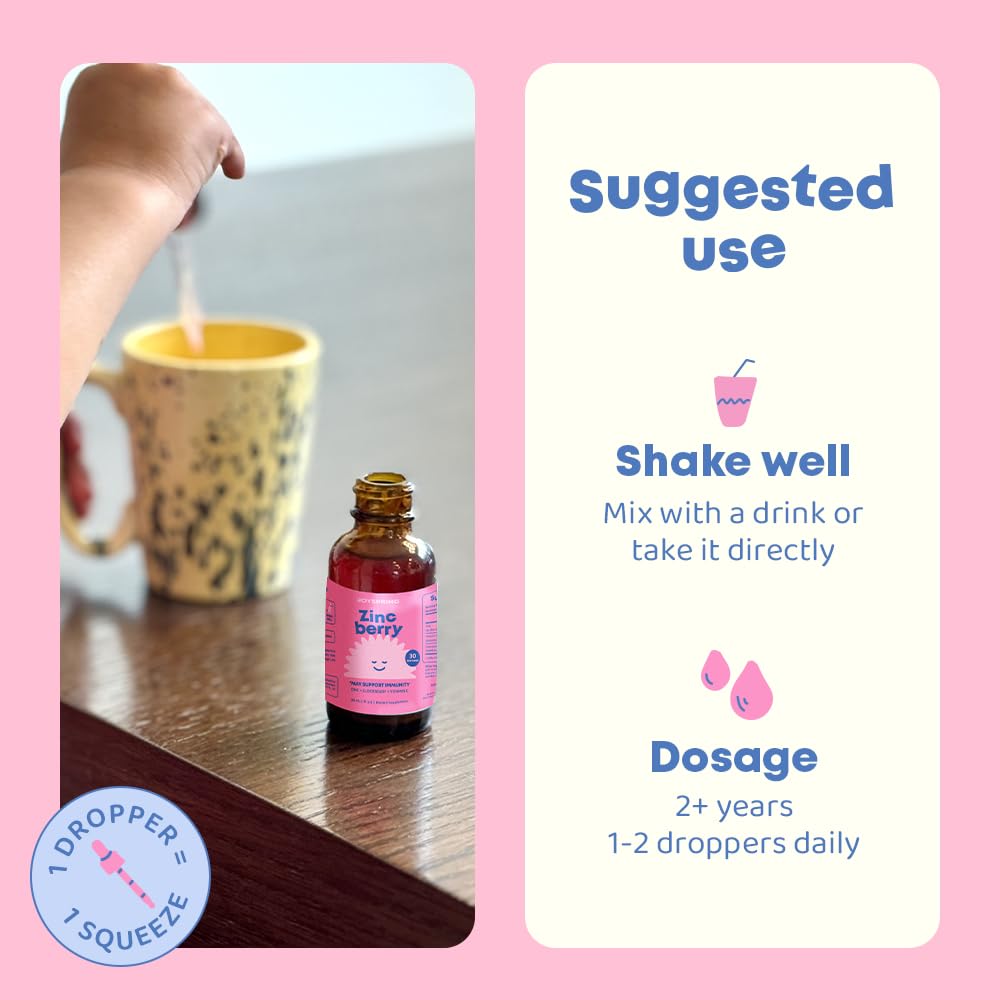 Zinc drops for children’s wellness