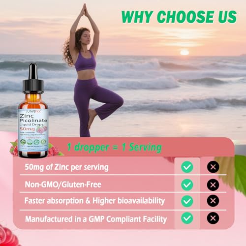 Zinc drops for enhanced health