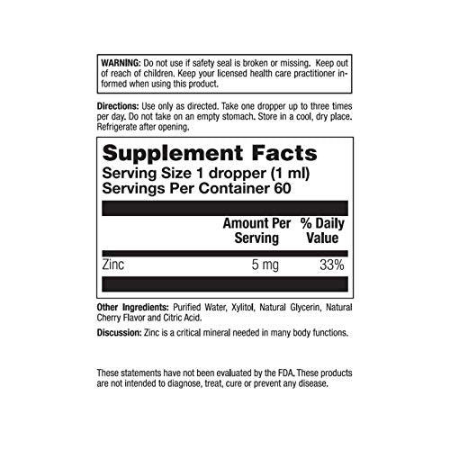 Zinc drops for enhanced immune function