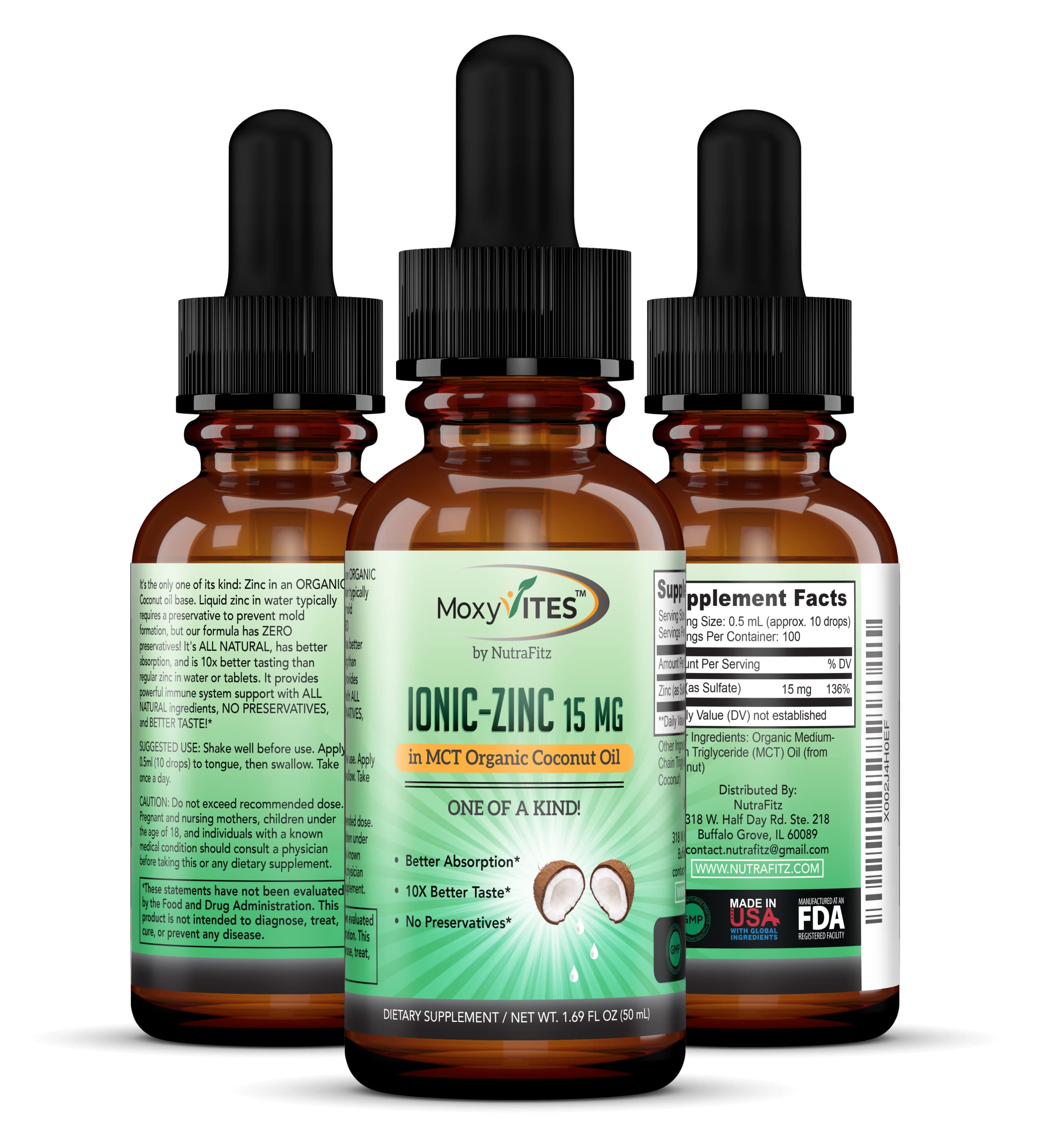 zinc drops for overall health
