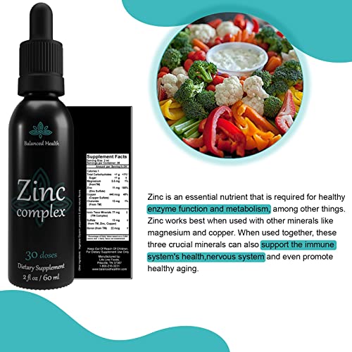 zinc drops with trace minerals