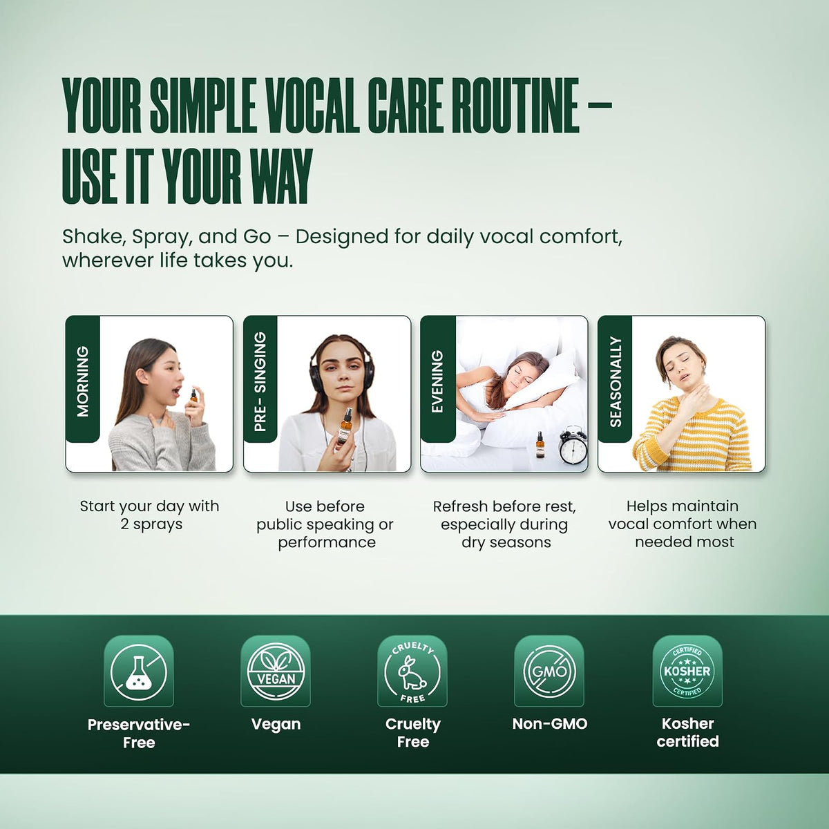 zinc echinacea throat spray benefits