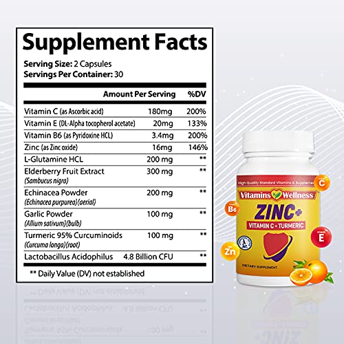 Zinc elderberry formula for seasonal health