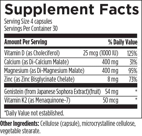 zinc enriched bone health support