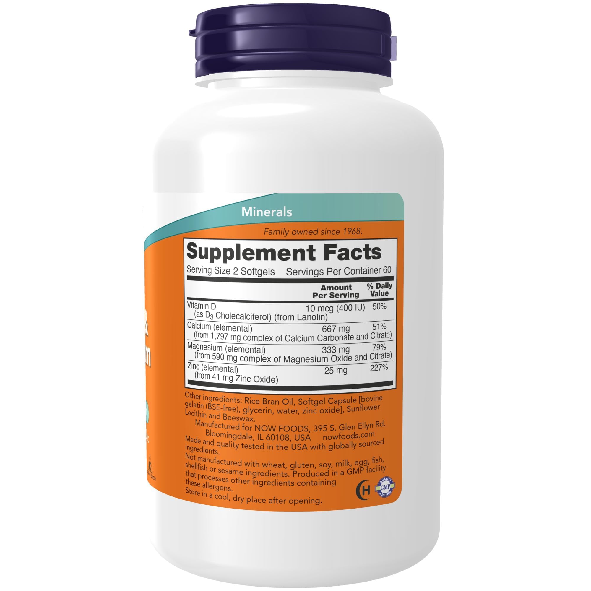 Zinc enriched calcium for stronger bones