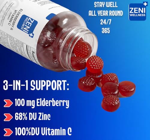 zinc enriched elderberry gummies
