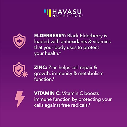 Zinc enriched elderberry gummies