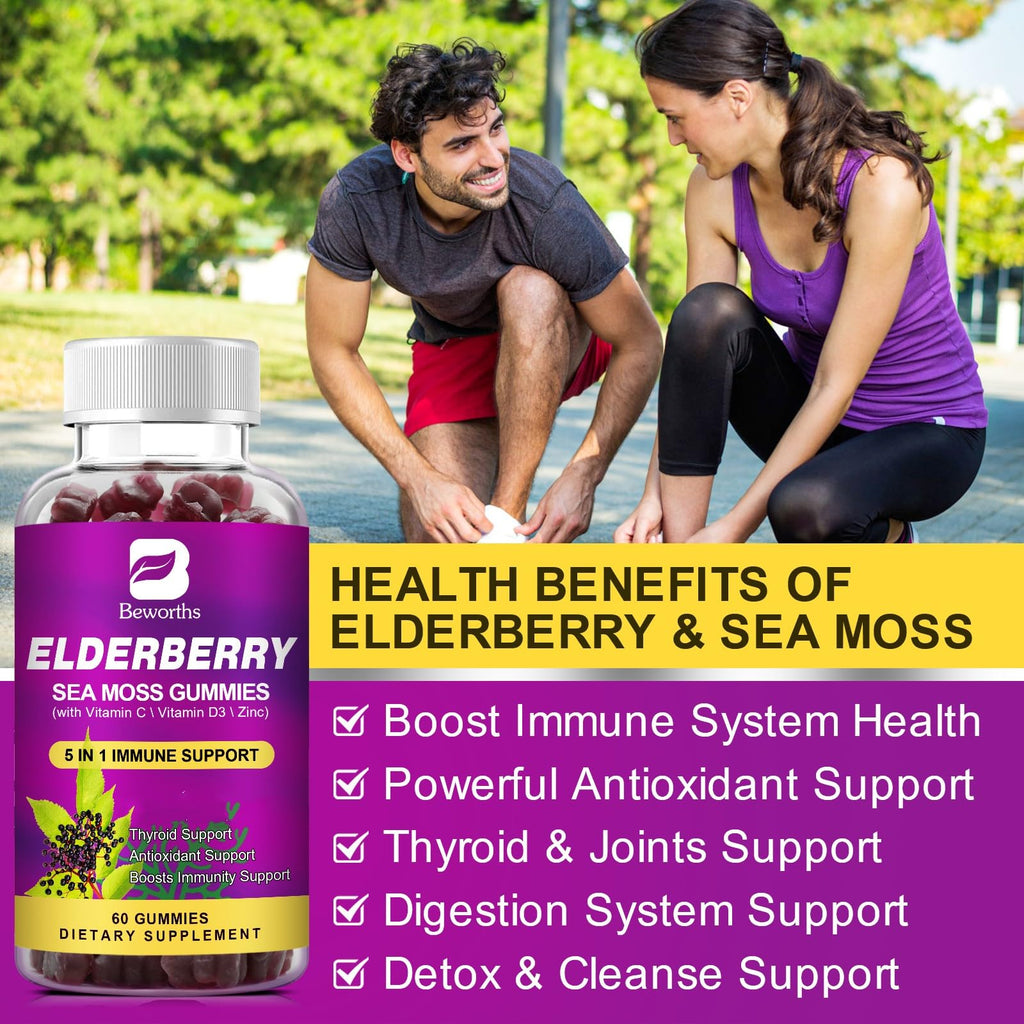zinc enriched elderberry gummies