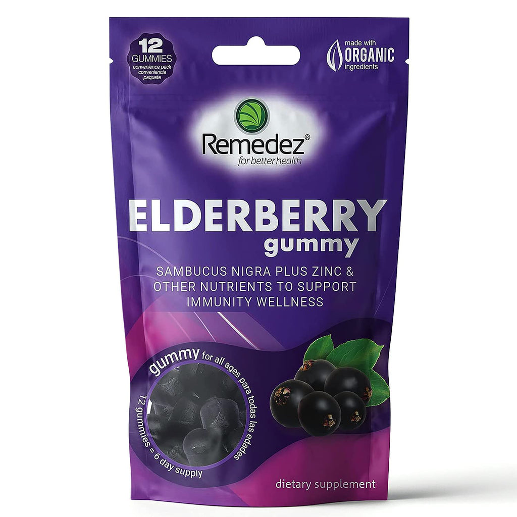 zinc enriched elderberry gummies