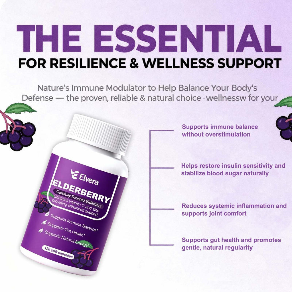 Zinc enriched elderberry supplement