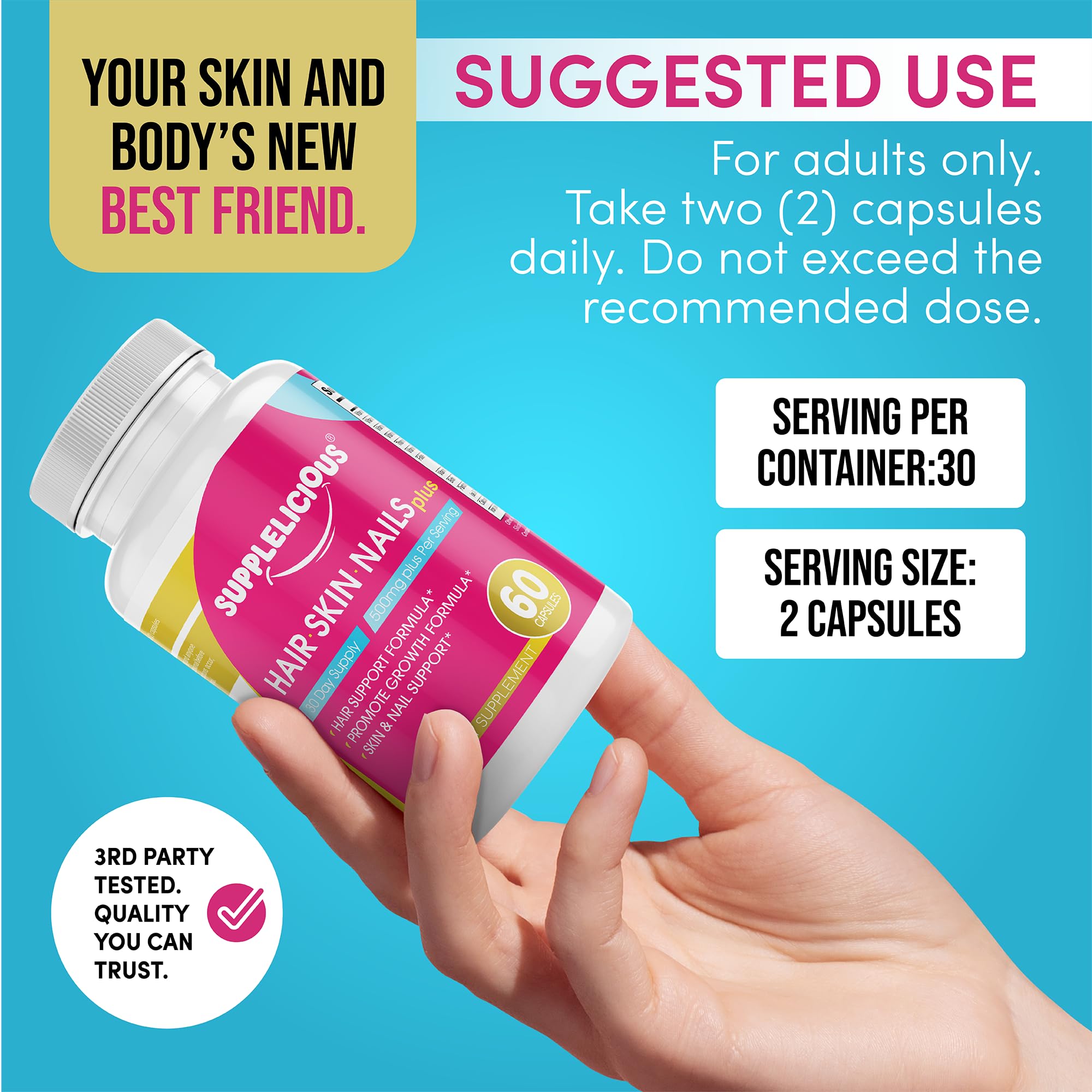 zinc enriched hair care capsules