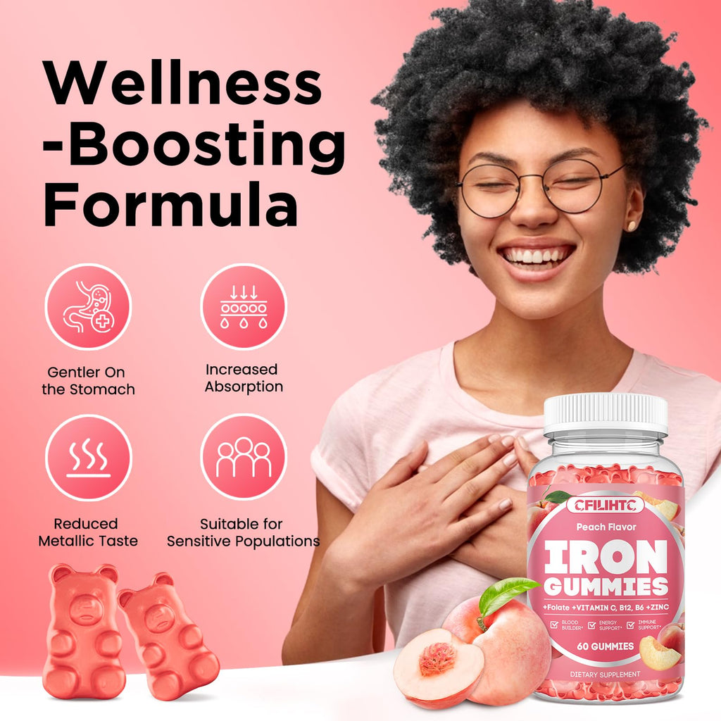 Zinc enriched iron gummies for immunity