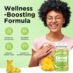 Zinc enriched iron gummies