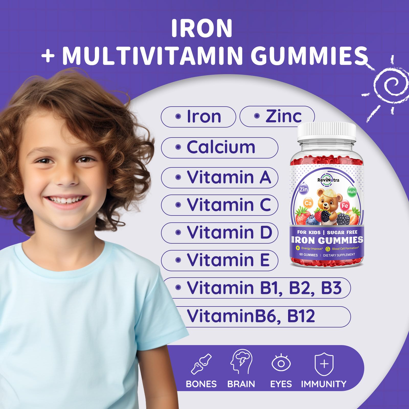 zinc enriched kids vitamins