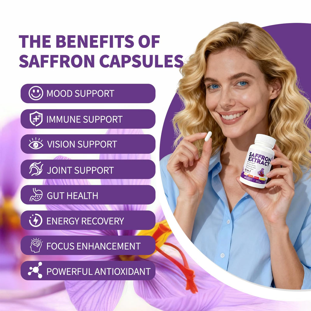 Zinc enriched saffron capsules for wellness