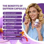 Zinc enriched saffron capsules for wellness