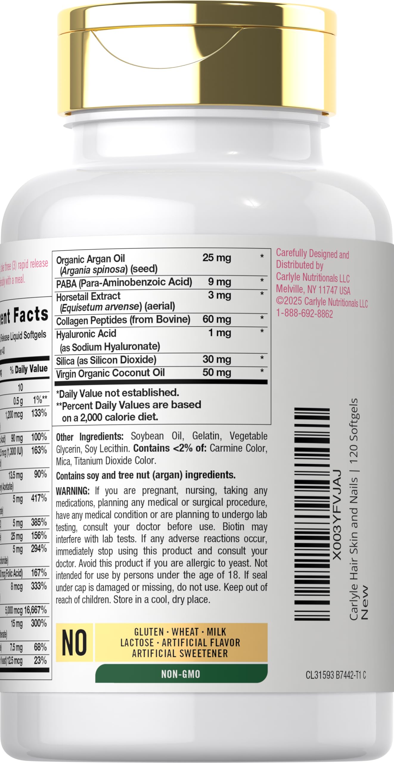 Zinc enriched skin support supplements