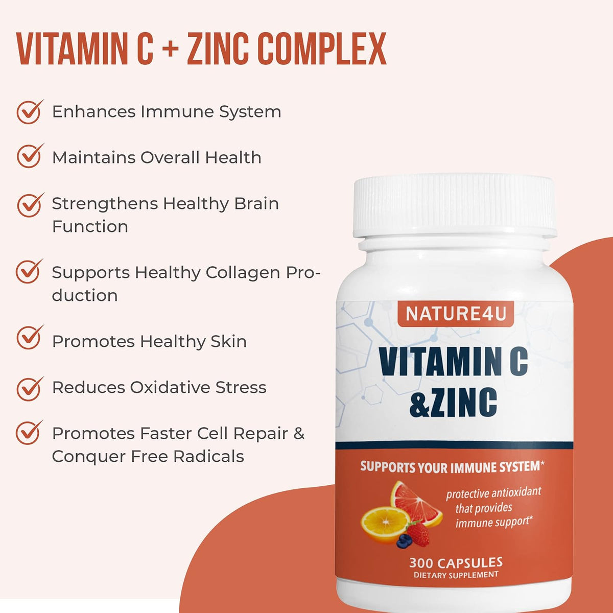 zinc enriched vitamin c formula