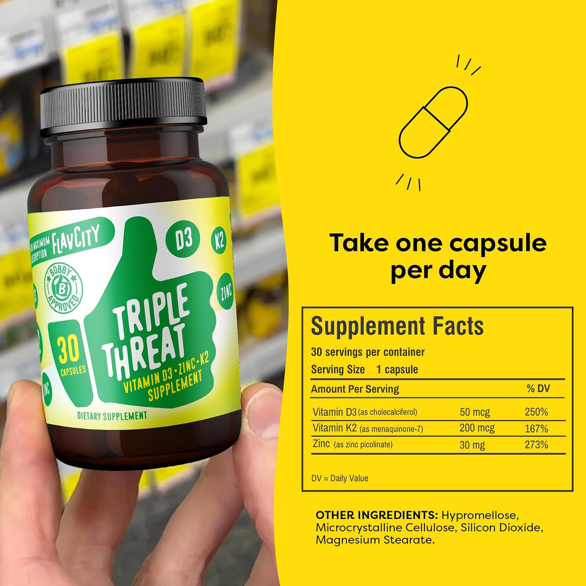 zinc enriched vitamin D supplement