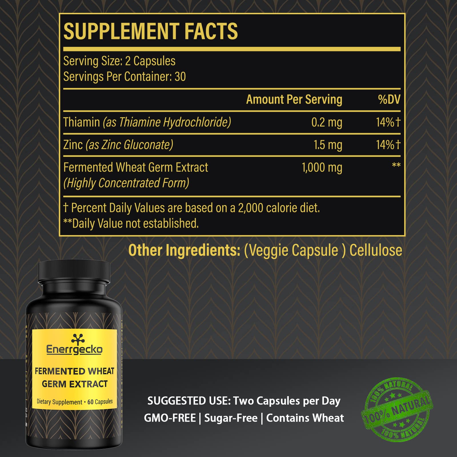 Zinc enriched wheat germ extract benefits
