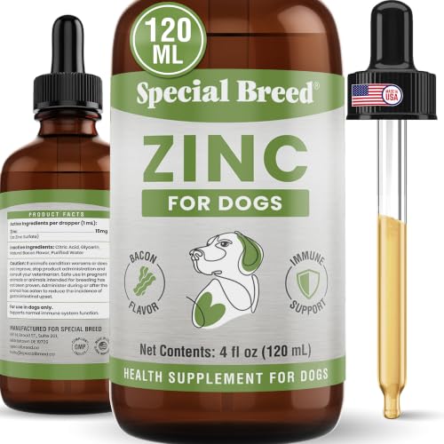 Zinc for dogs liquid supplement