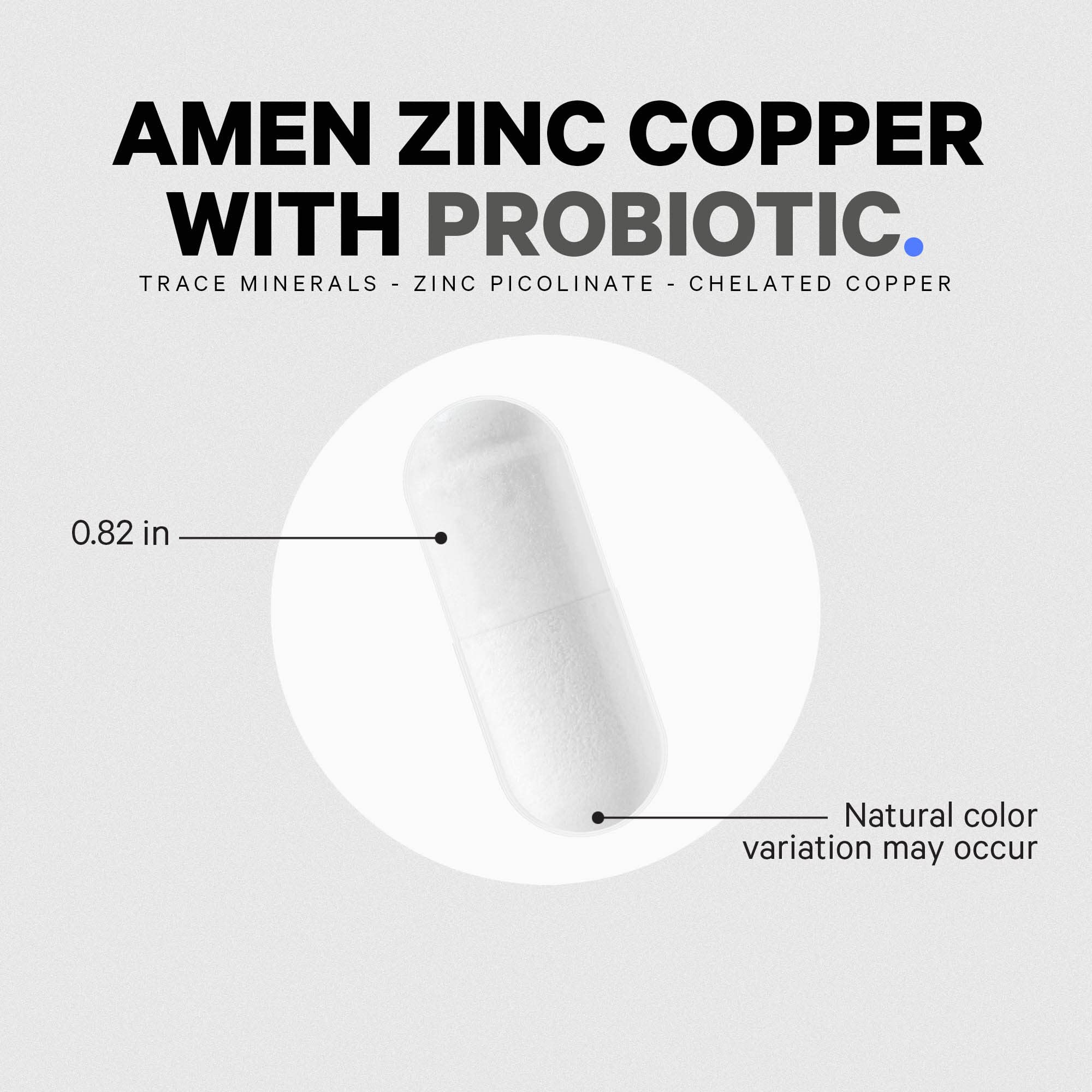 Zinc for hair and skin vitality